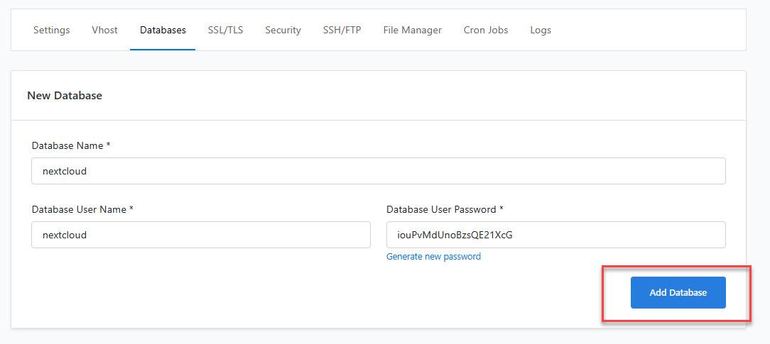 Hướng dẫn cài đặt Nextcloud trên Cloudpanel