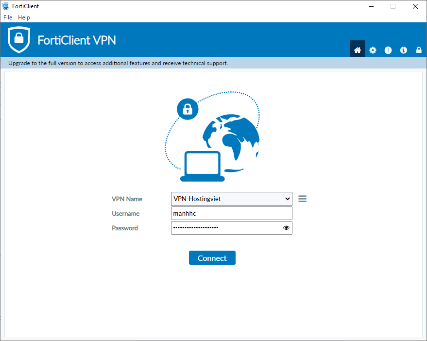 Hướng dẫn sử dụng FortiClient VPN